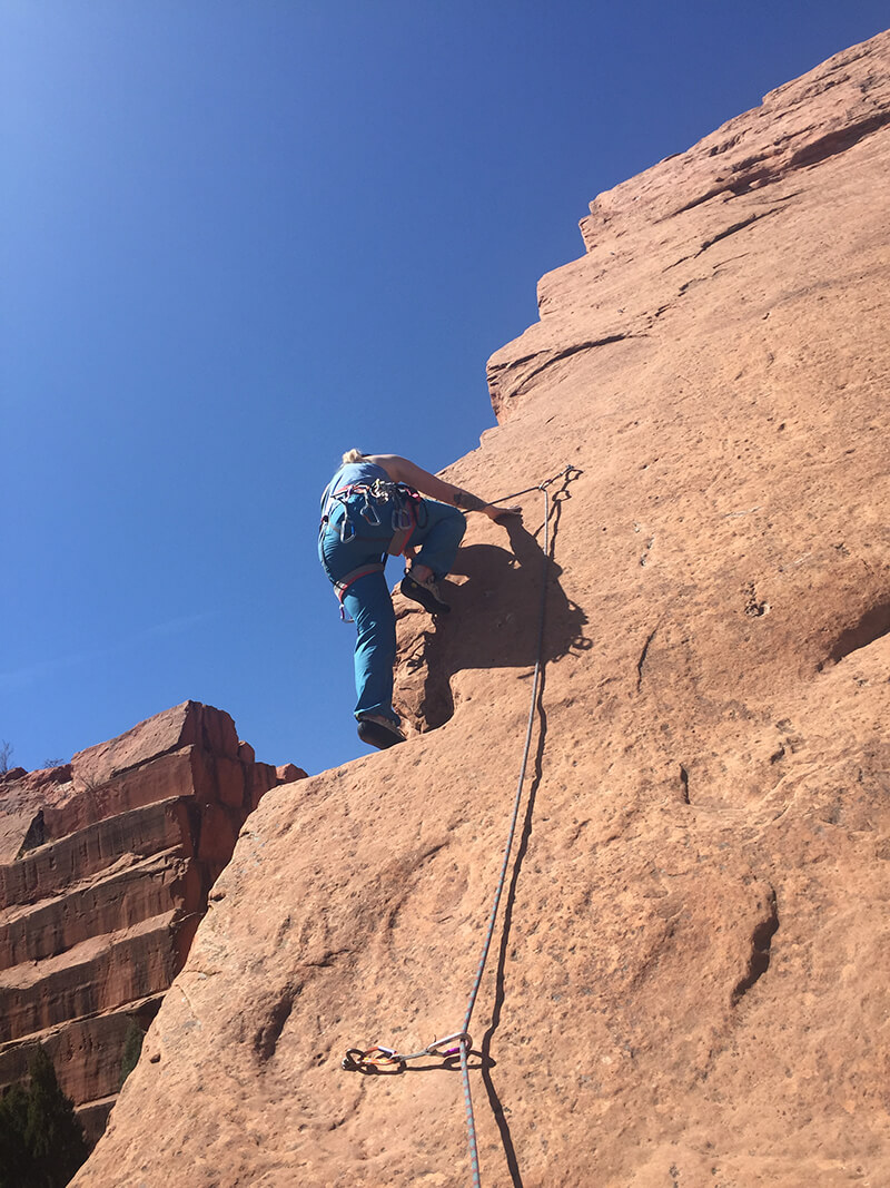 Red Rock Canyon Rock Climbing with Pikes Peak Alpine School